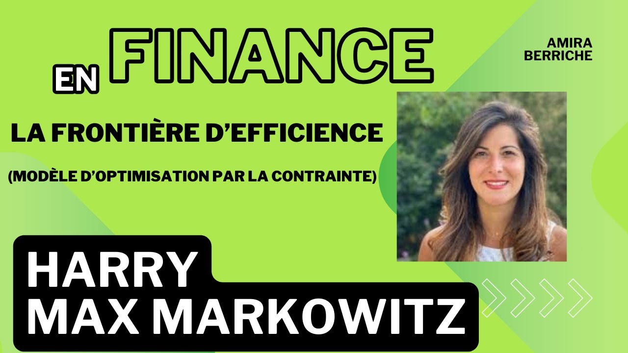 Harry Max Markowitz, grand auteur en Finance - La frontière d ...