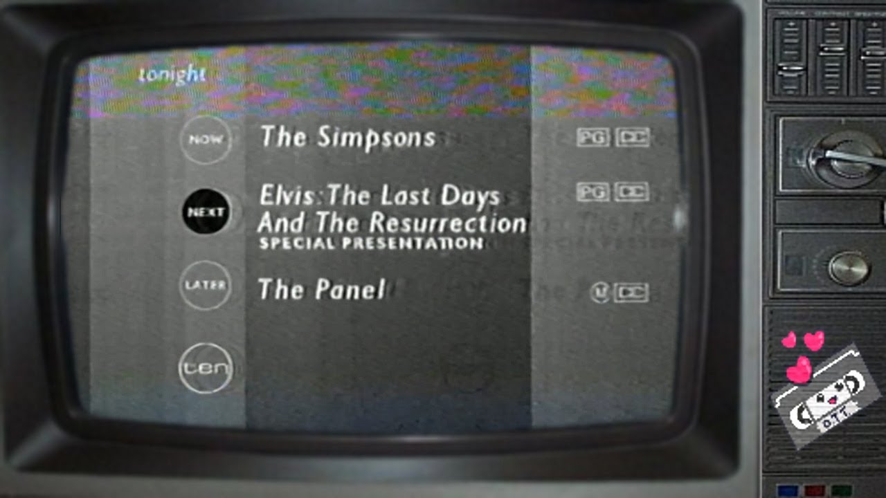 Tonight The Simpsons Elvis: The Last Days And The Resurrection The ...