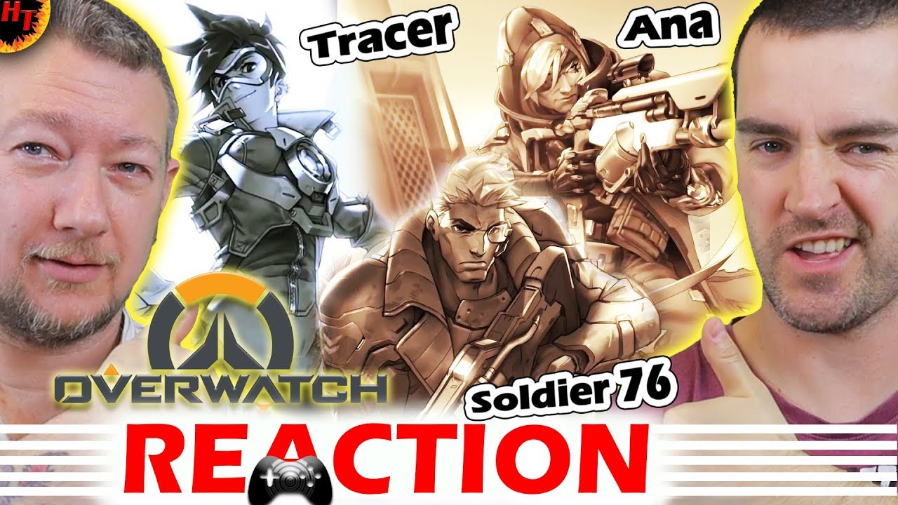 Overwatch Origin Trailer REACTIONS- Tracer, Soldier 76 & Ana! - YouTube