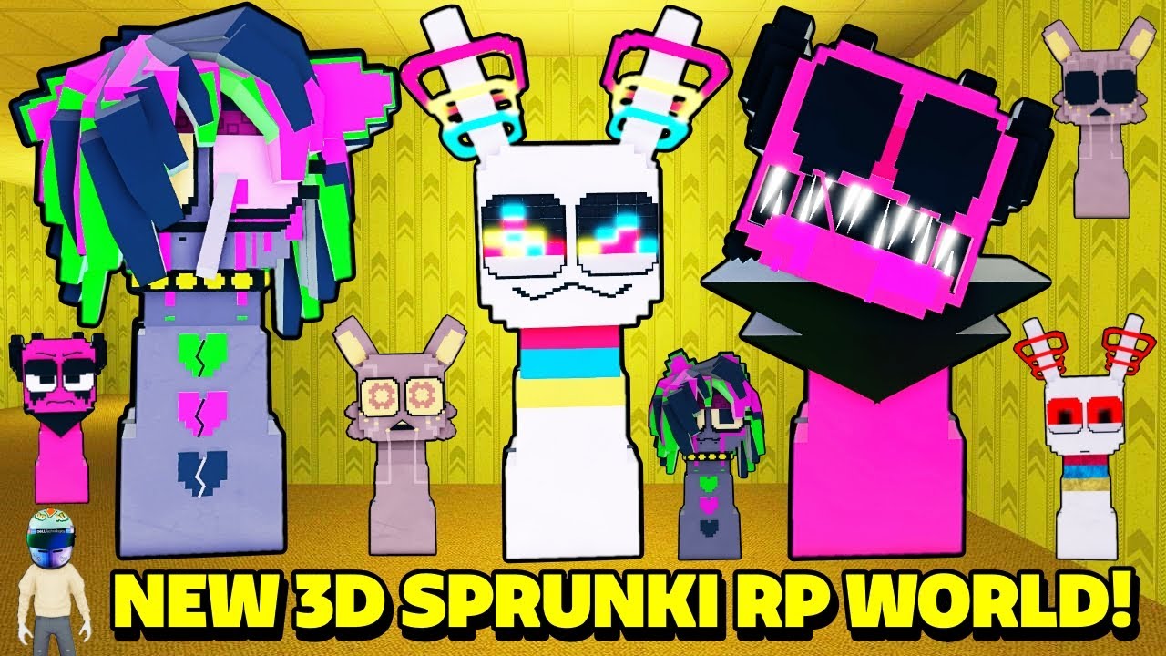 WINGS ! NEW BADGES ! ] How to get New 4 Sprunki & Badges | 3D Sprunki ...