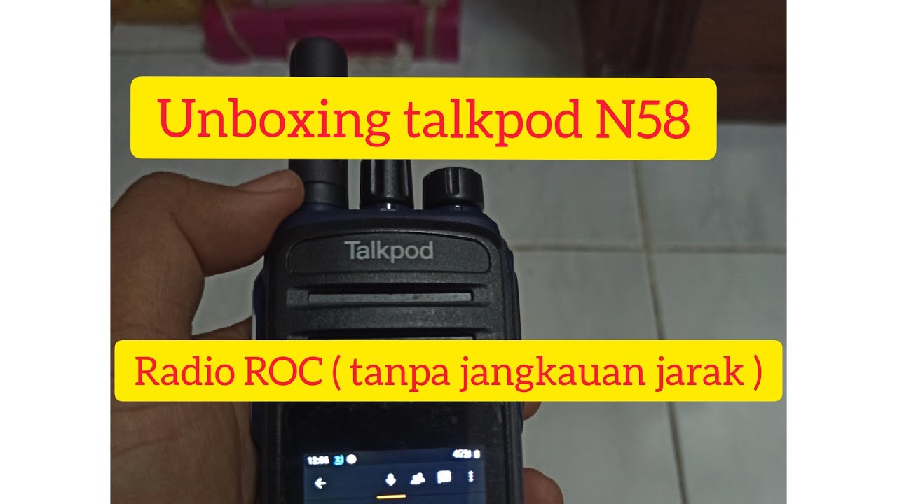 Unboxing radio ROC talkpod N58 - YouTube