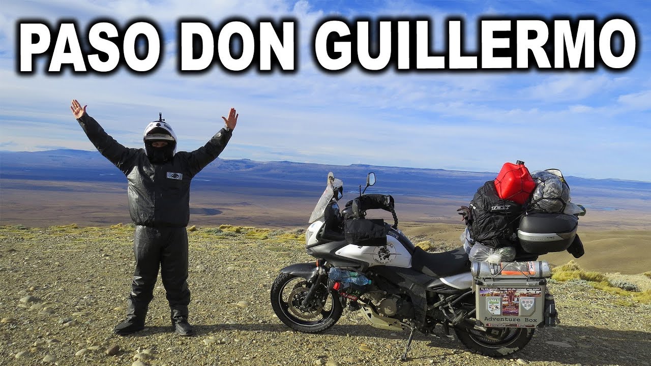 Paso Río Don Guillermo | Viagem de Moto Solo - VStrom 650 - YouTube