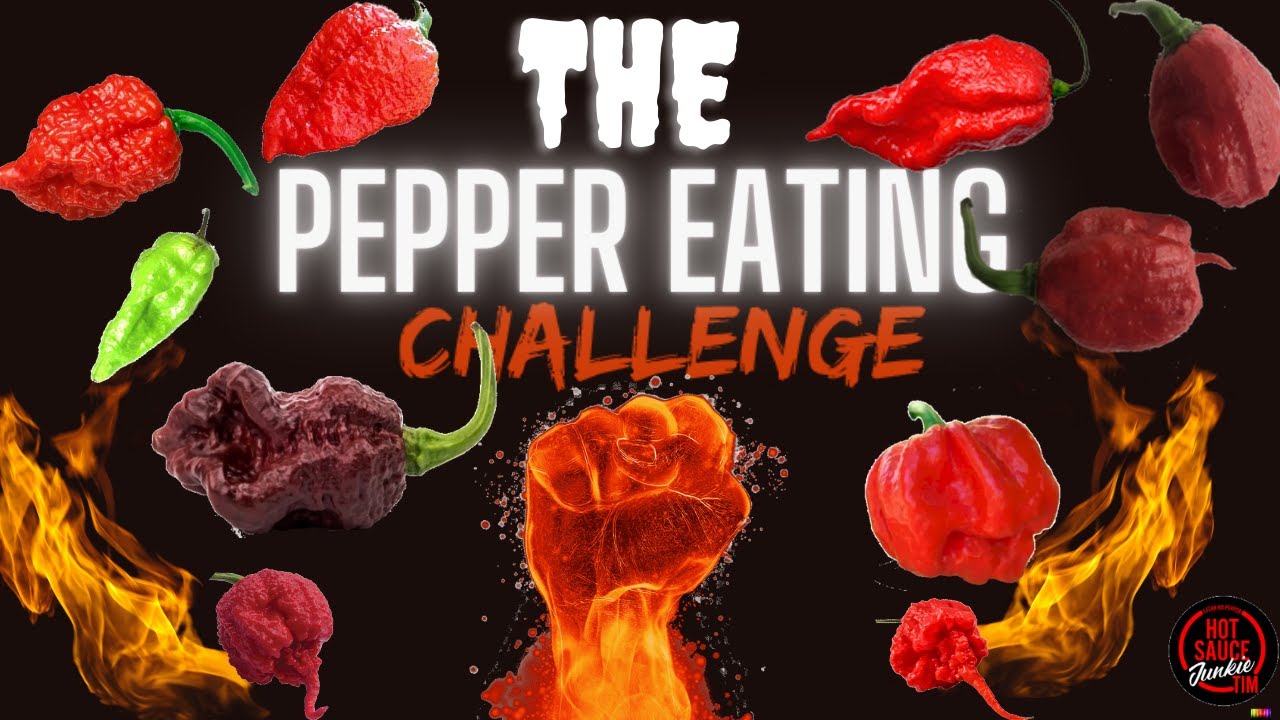 Chilli Eating Competition-12 TOTAL PEPPERS! 🥵 - YouTube