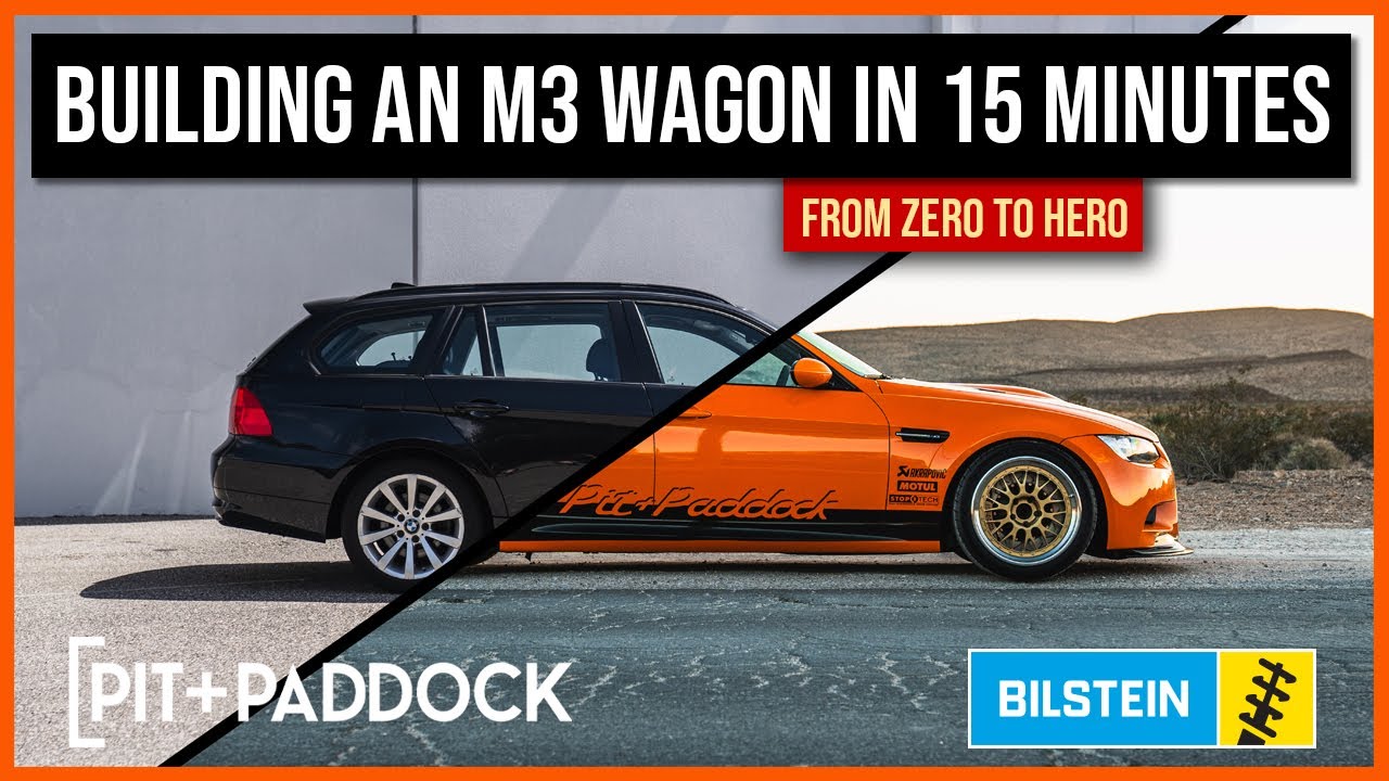 Building the Pit and Paddock x Bilstein E91 M3 GTS Tribute in 15 ...