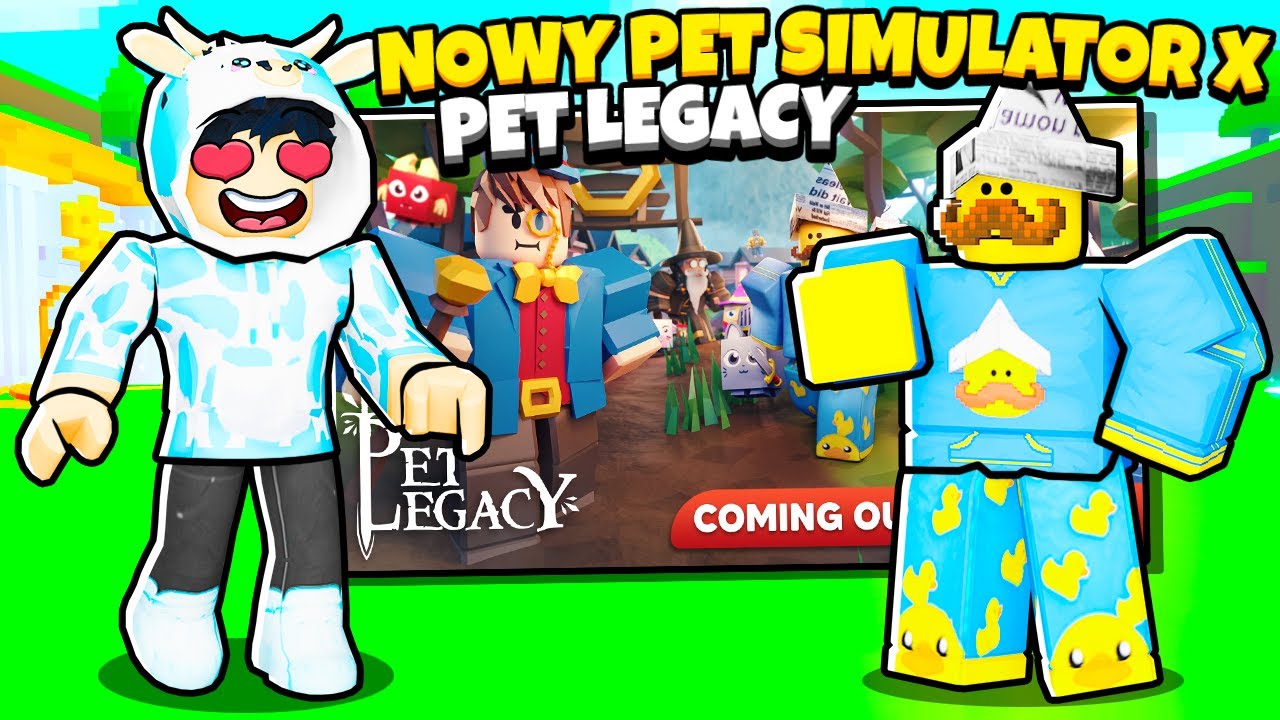 OMG!😍 NOWY PET SIMULATOR X OD YOUTUBERA MAYRUSHART?! PET LEGACY ...