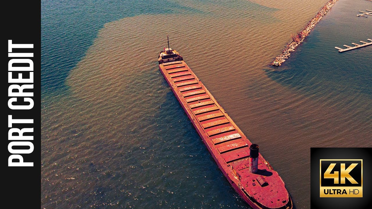 Abandoned Ship in Canada | The Ridgetown | Port Credit 4k - YouTube