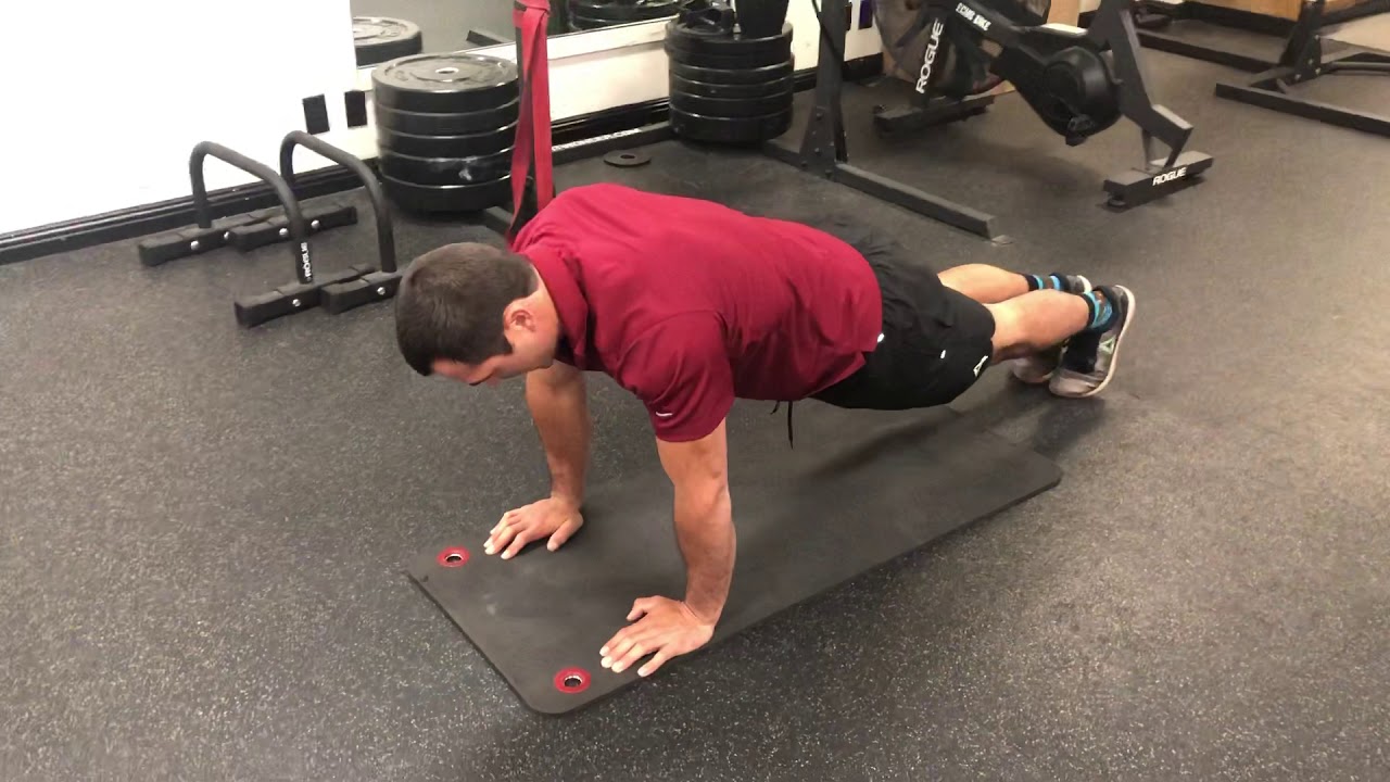 Scapular Push -Ups - YouTube