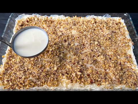 GÜLLAÇ YAPRAKLARINDAN SOĞUK BAKLAVA TARİFİ