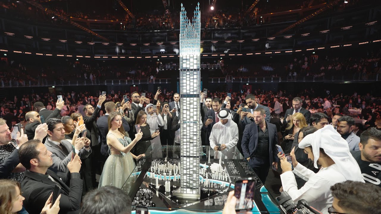 The Grand Launch of Burj Binghatti Jacob & Co Residences - YouTube