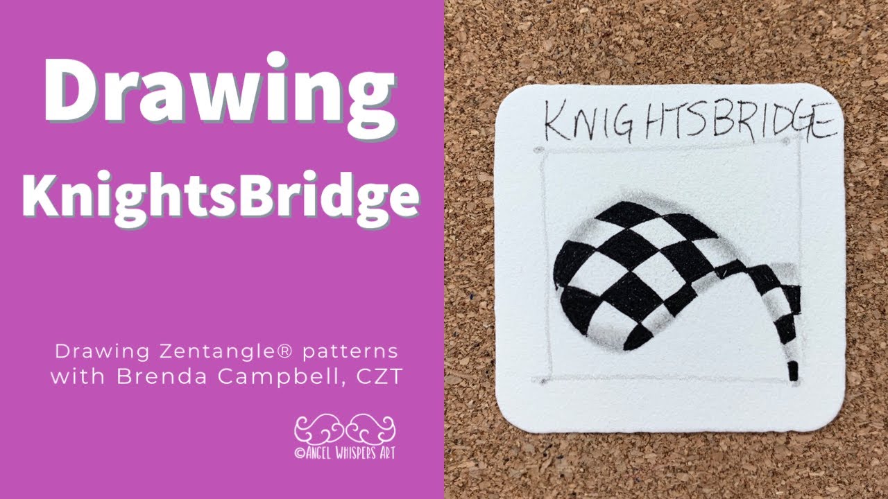 Zentangle® Patterns | Angel Whispers Art | Knightsbridge - YouTube