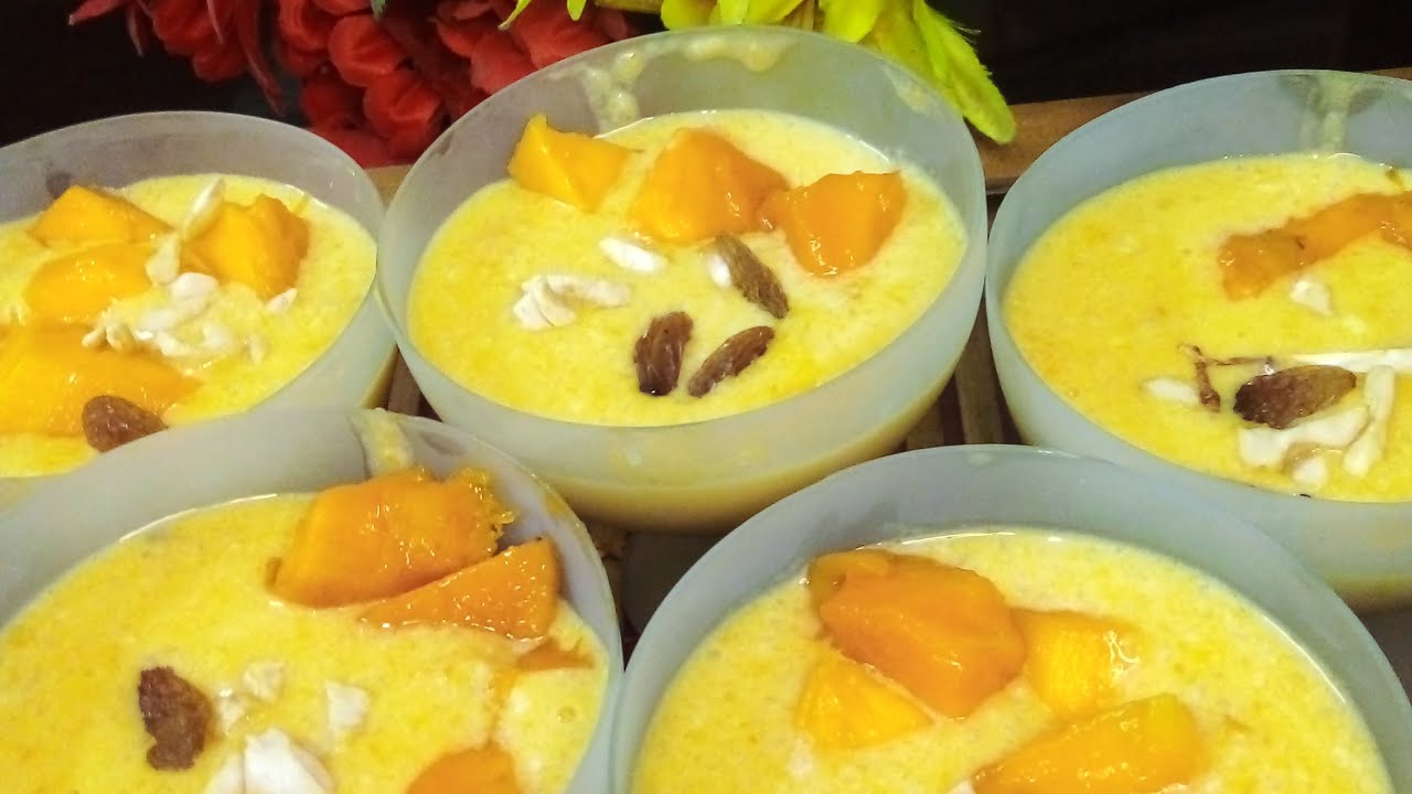 Mango Phirni Recipe। आम की फिरनी रेसिपी। Jamai Sasthi Special ...