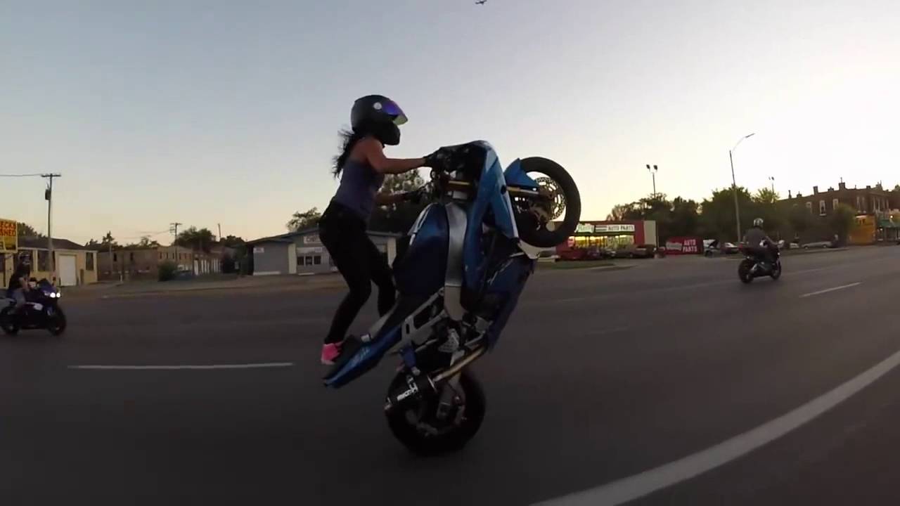 Motorcycle Insurance Rate Girl Wrecks-Girl Falls Off Motorcycle - YouTube
