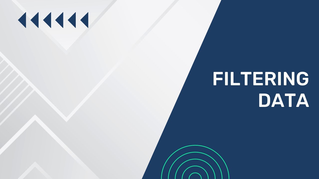 Aplikasi filter data dengan visualisasi - YouTube