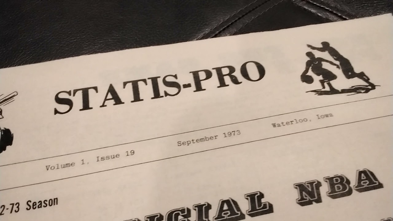 73-74 NBPA Basketball (Statis Pro) Game Unboxing - YouTube
