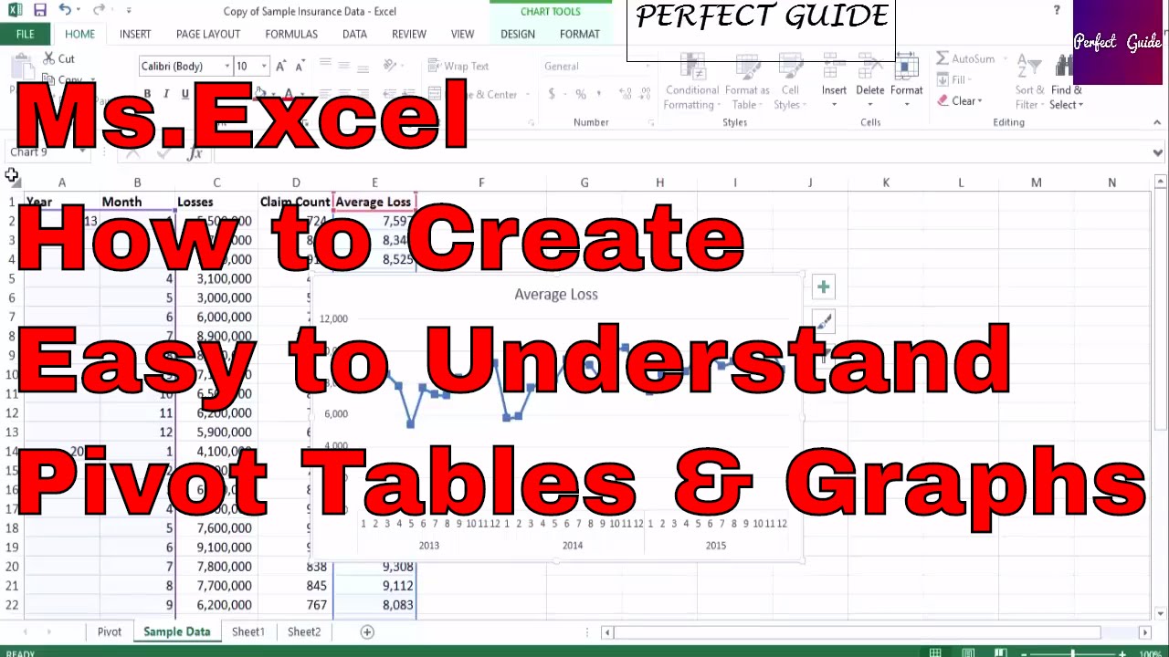 Easy To Understand Pivot Tables And Graphs Ms Excel Tutorial For easy-to-understand-pivot-tables-and-graphs-ms-excel-tutorial-for