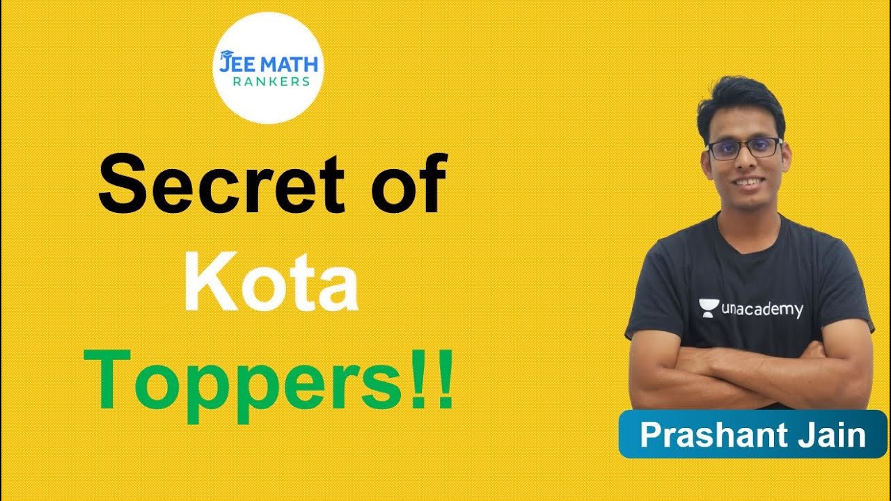 From the Vault Ep 2| Secret of Kota Toppers | Prashant Jain | JEE Math ...