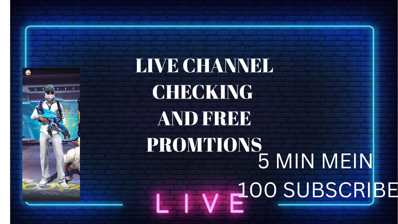 Live Channel Checking And Free Promotion - YouTube