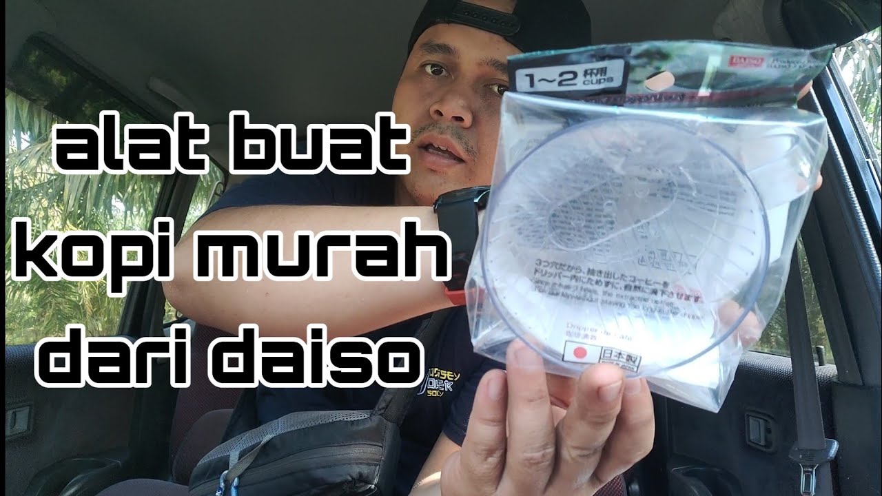 cara buat kopi sendiri dengan daiso coffee dripper daiso haul malaysia ...