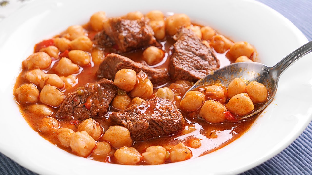 Garbanzos al estilo Turco: una receta Riquísima y Fácil - YouTube