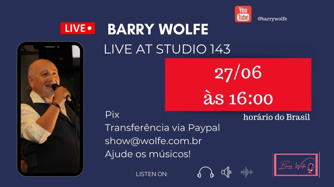BARRY WOLFE & THE INVESTIGATORS - LIVE SHOW - YouTube