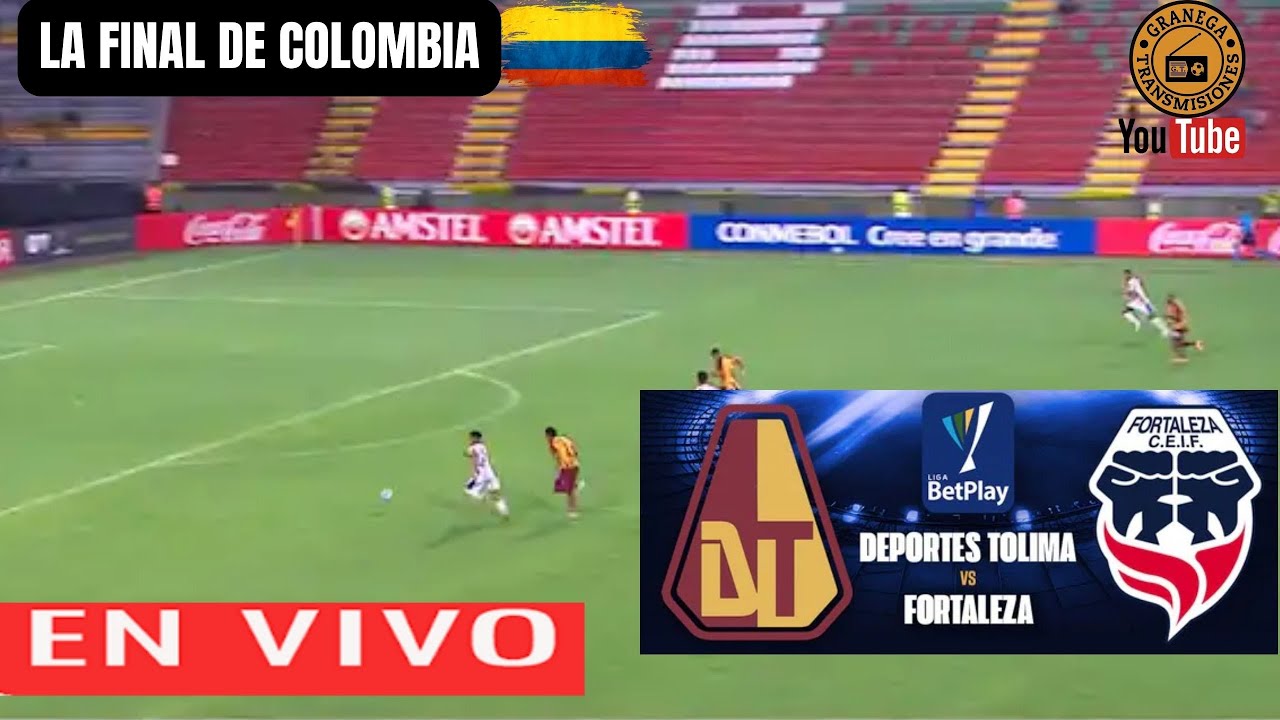 TOLIMA VS FORTALEZA EN VIVO POR GRANEGA ⚽ COLOMBIA: PRIMERA A ...