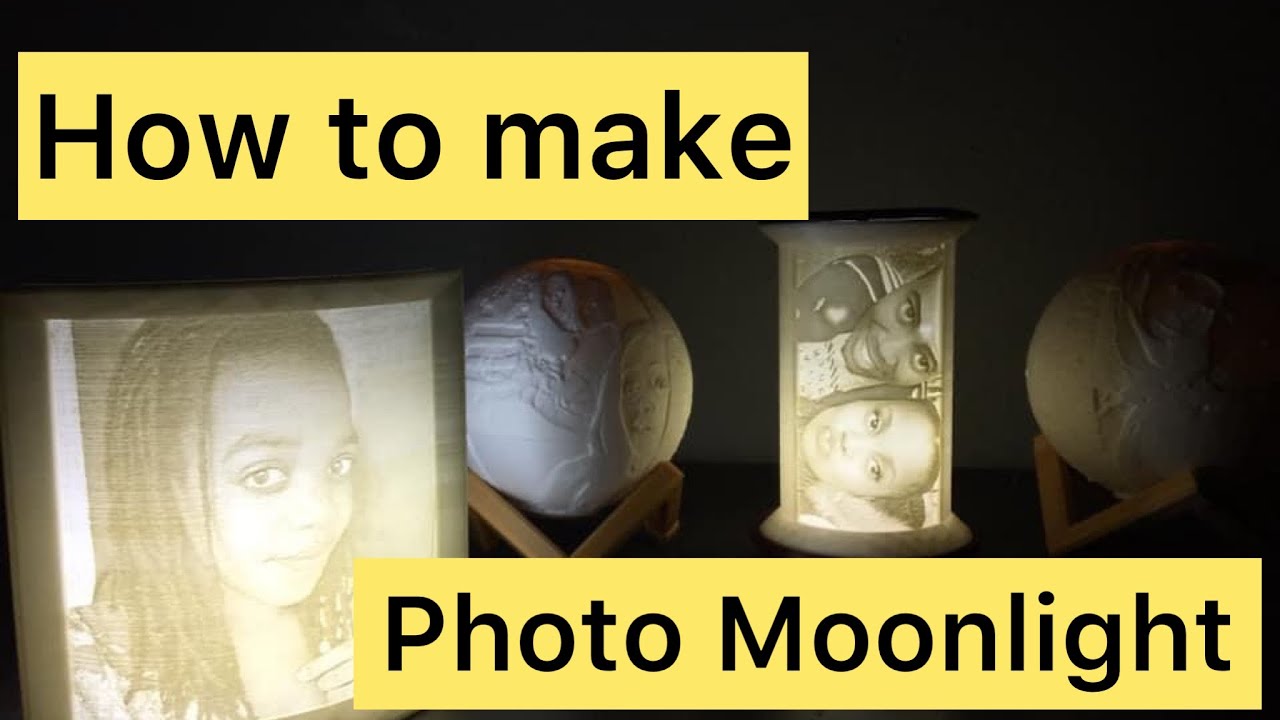 How to make a photo moon light in 2020 - YouTube