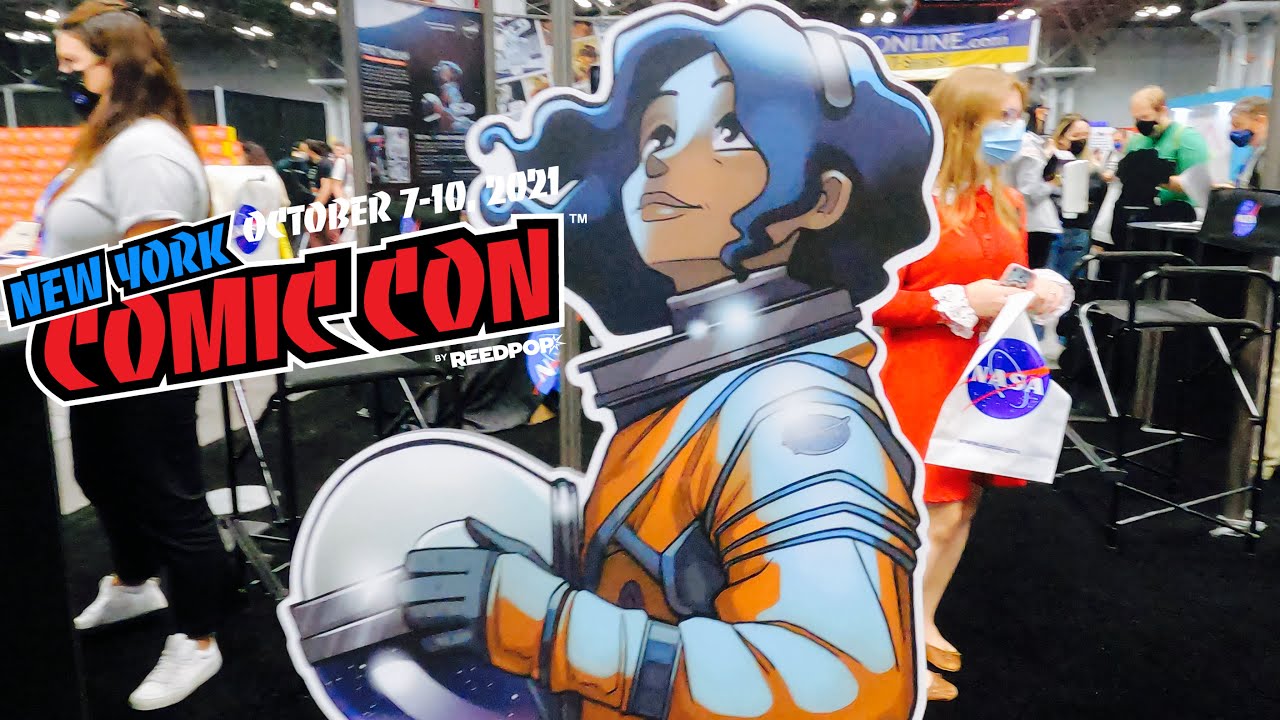 NASA debuts "FIRST WOMAN" graphic novel at NY Comic Con - YouTube