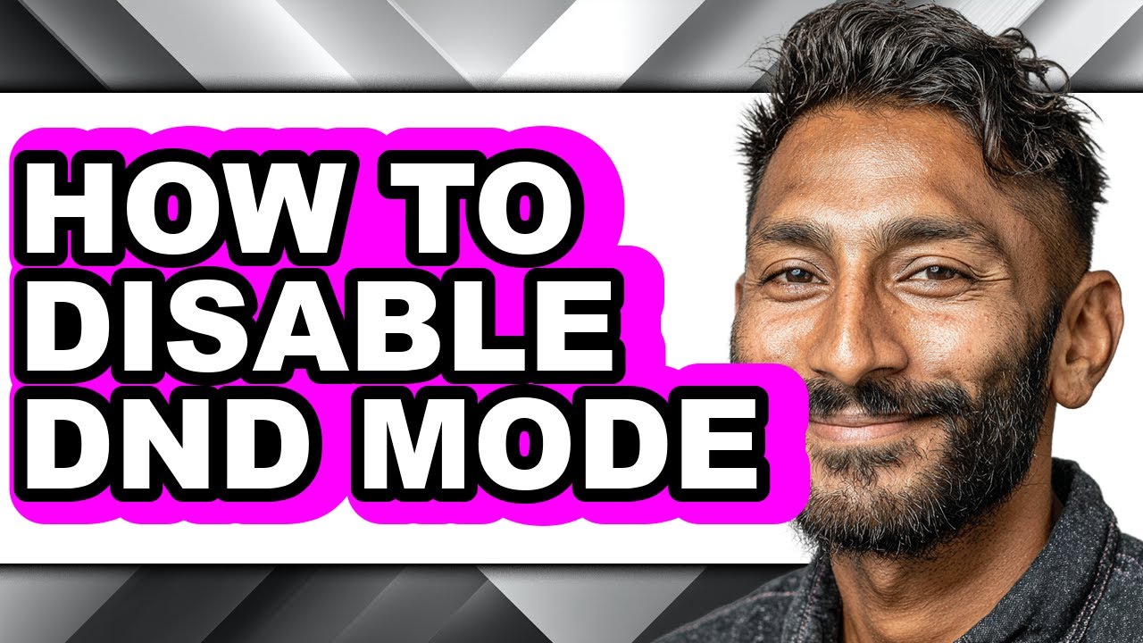 How to Disable Dnd Mode - Step by Step - YouTube