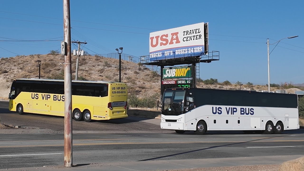 US VIP BUS spotting in Arizona - YouTube