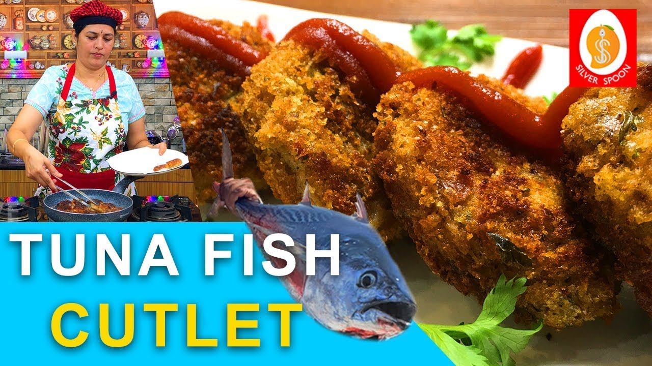 How To Make Crispy Tuna Fish Cutlet? | Silver Spoon - YouTube