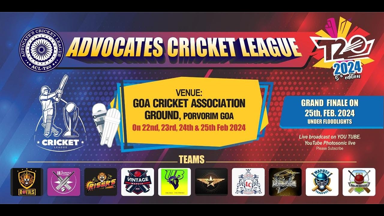 LIVE | GRAND FINALE | ADVOCATES CRICKET LEAGUE T20 | ACL 2024 - YouTube