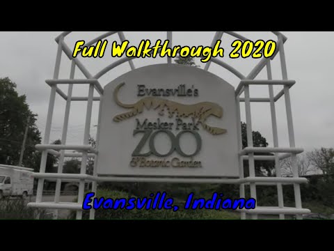 Mesker Park Zoo and Botanic Garden Full Tour -  Evansville, Indiana
