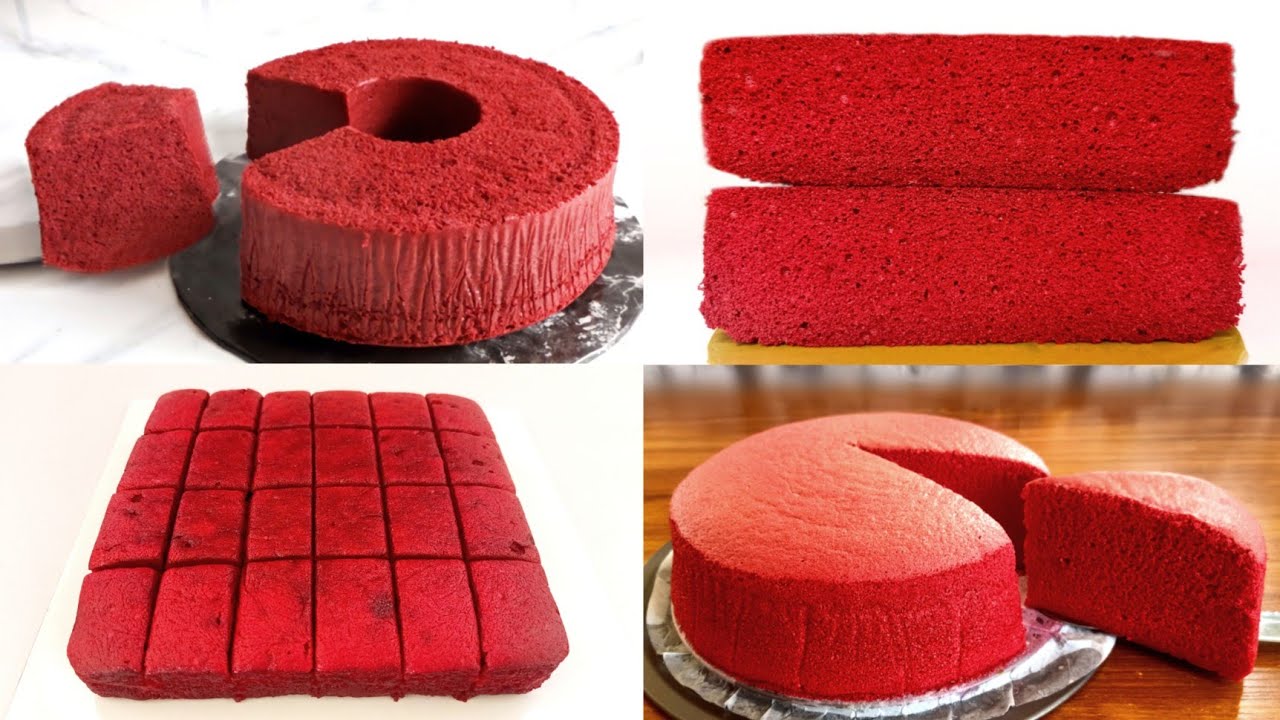 Resepi Kek Chiffon Red Velvet, Kek Red Velvet Span, Kek Red Velvet ...