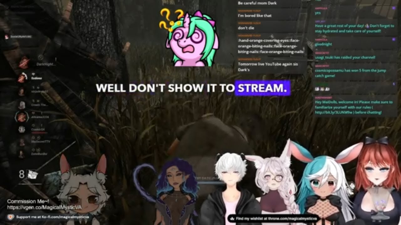 "Cream sends me interesting pictures during stream" (Mystic Vtuber ...