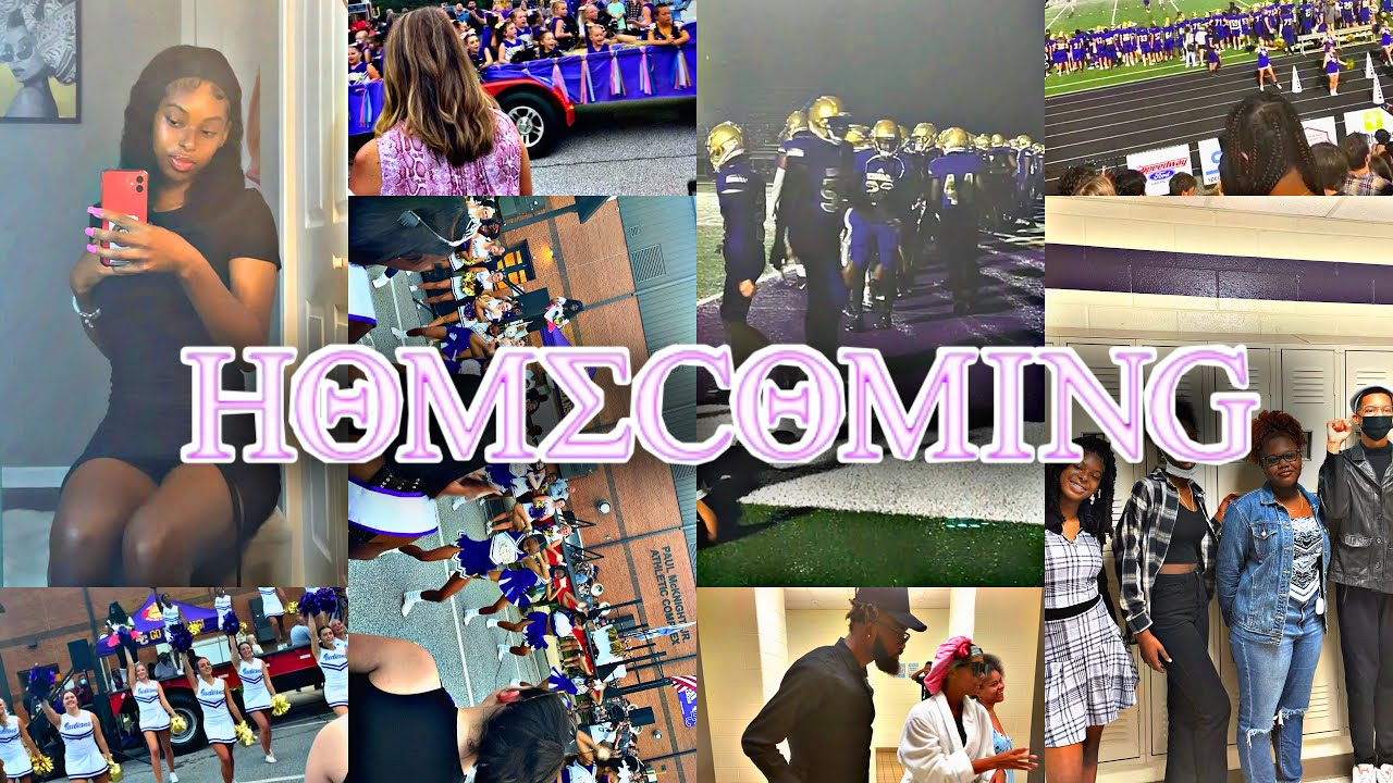 HOCO VLOG | Freshman year | 2021 | Spirit week, Parade & HOCO game ...