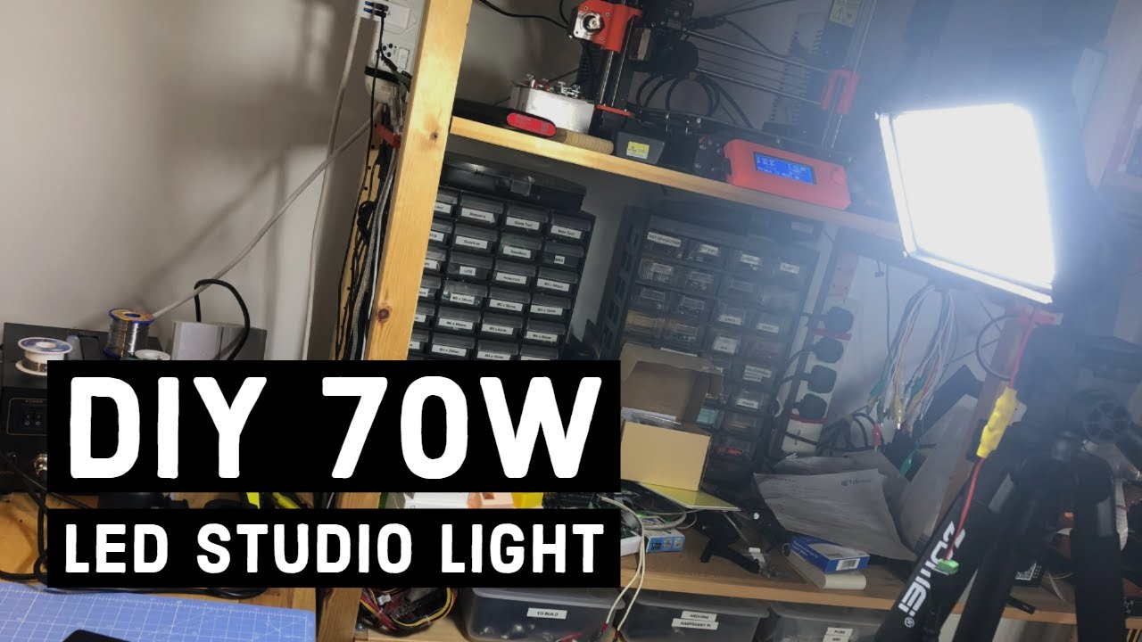 DIY 70w Studio / Overhead light with remote - YouTube