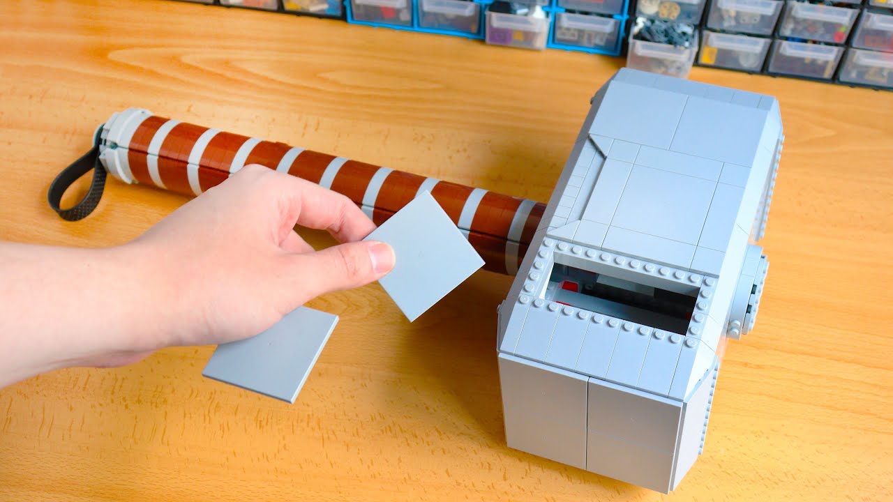 Building the LEGO Thor's Hammer - YouTube