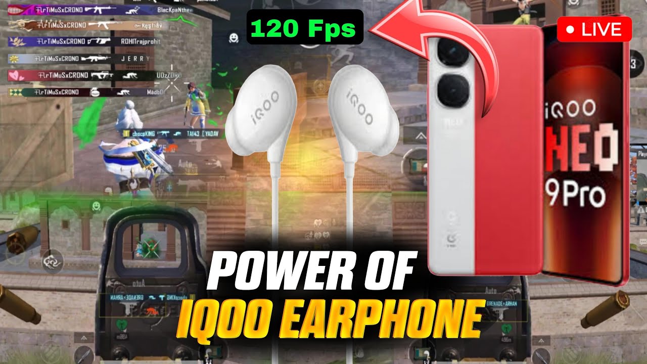 BGMI 3.6 UPDATE IQ NEO 9 PRO 120 FPS TEST AFTER 1 YEAR #STREAM #NEW # ...
