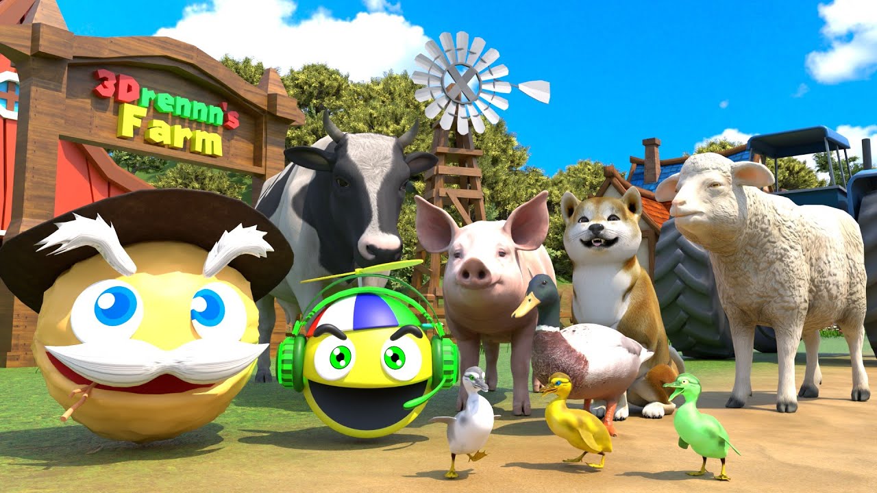 PACMAN KIDS SONGS | OLD MACDONALD HAD A FARM - YouTube