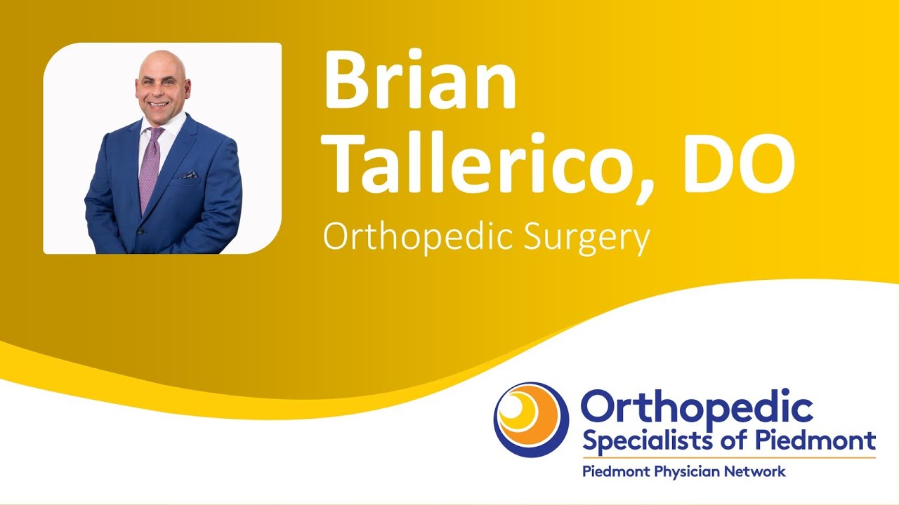 Dr. Brian Tallerico - Orthopedic Surgery - Profile - YouTube