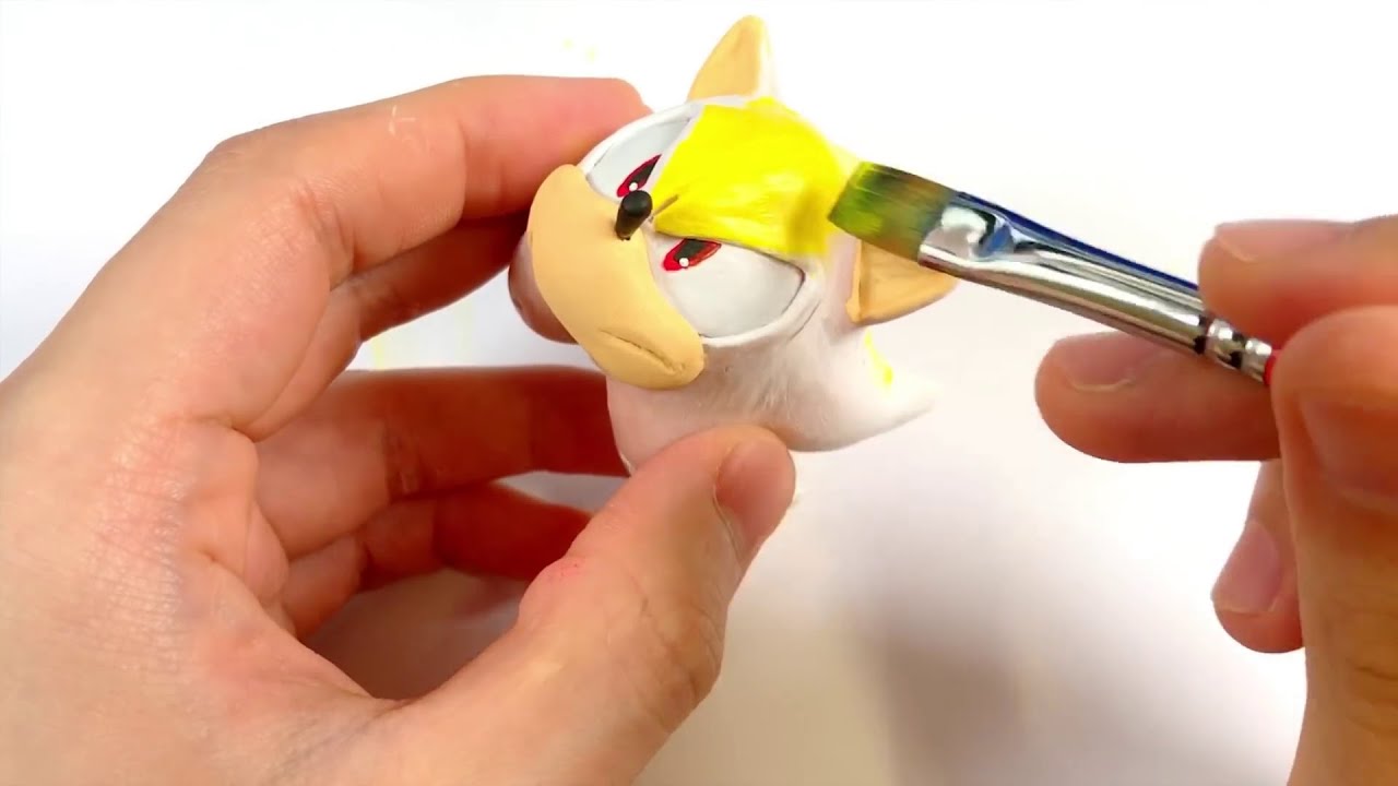 Create Super Sonic with Clay Sonic the hedgehog || M toon - YouTube