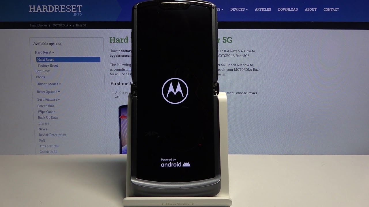 How to Enable Recovery Mode in Motorola Razr 5G - Boot Android Recovery ...