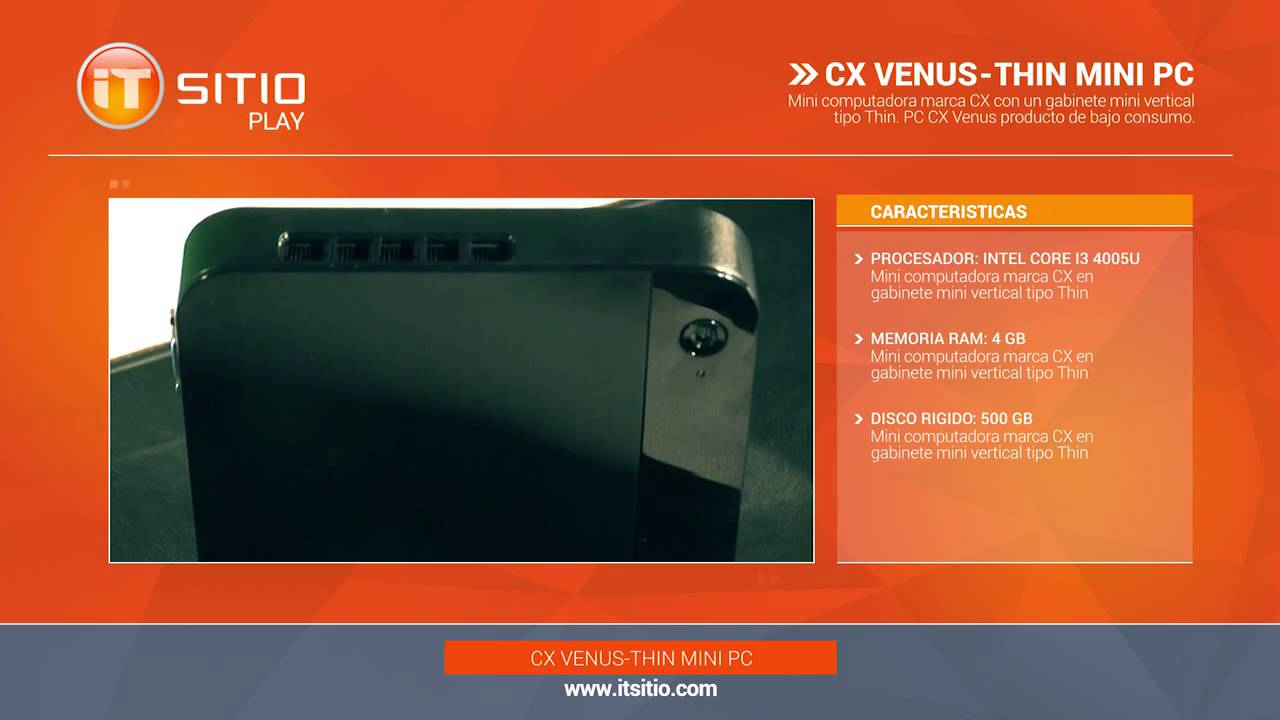 CX Venus - Thin Mini PC - Review de IT Sitio. - YouTube