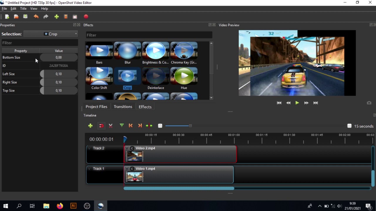 Cara Mengedit Video Split Screen di OpenShot - YouTube