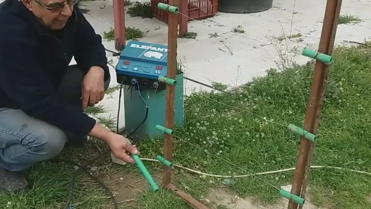 Ηλεκτρικός φράχτης κατασκευή σύνδεση - YouTube