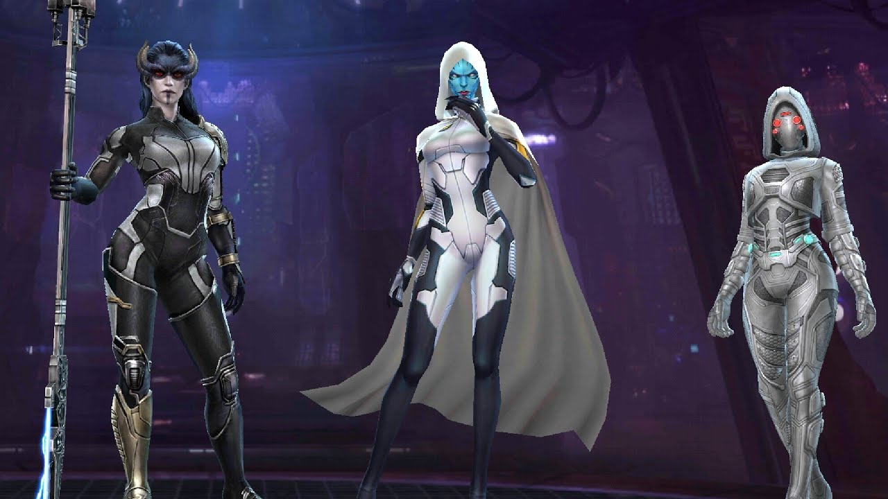 Proxima, Ghost, Supergiant, Hela & Enchantress Builds - Marvel Future Fight - YouTube