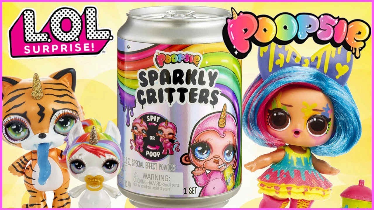 POOPSIE Sparkly Critters 🌀 LOL Surprise 🌟 Jak zrobić Unicorn Slime 🦄 ...