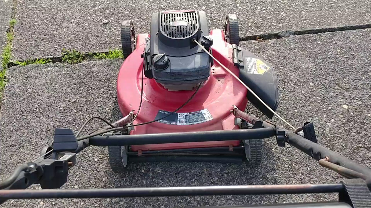 Yard Machine / Tecumseh 4 HP Side Discharge Mower - YouTube