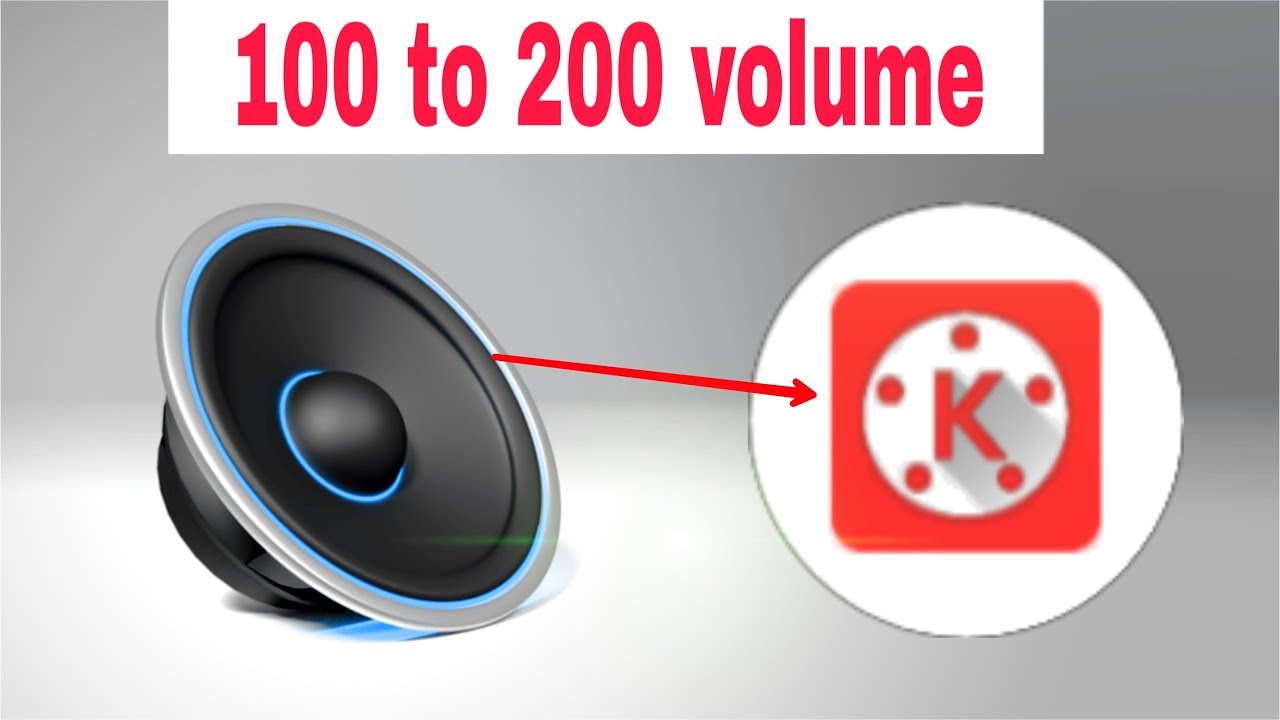 Make high quality video volume in kinemaster | audio quality 100 to 200 ...