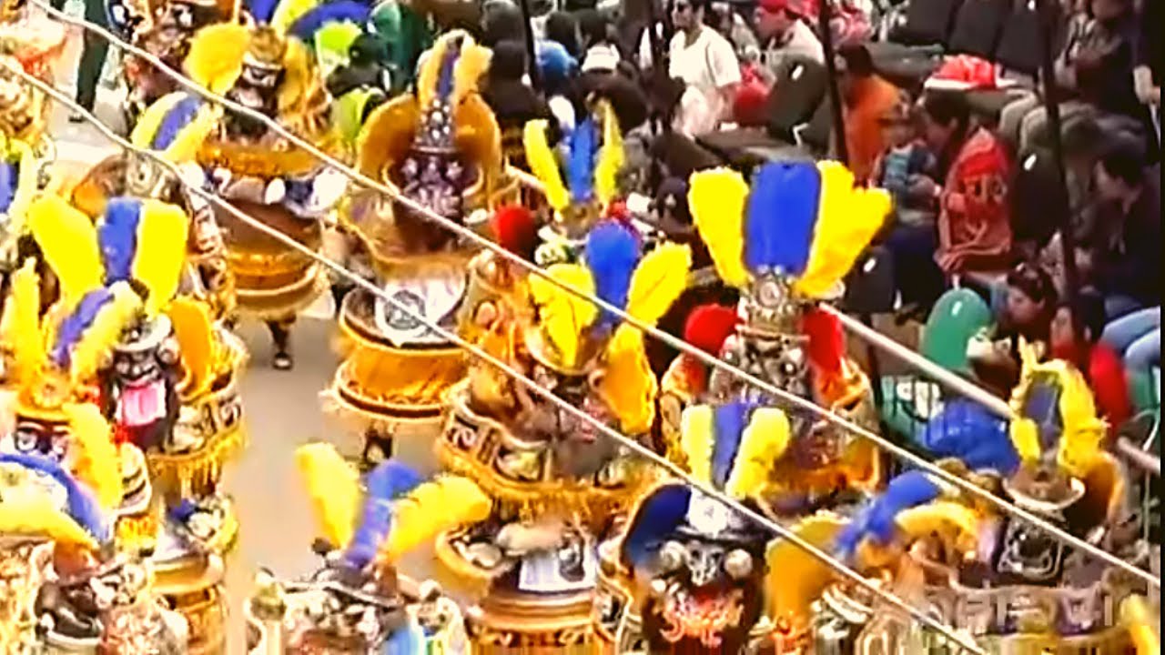 💙💛 Morenada Central Oruro 2020 **💙PLAZA💛** Carnaval de Oruro - YouTube